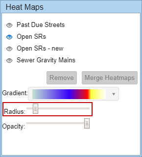 Change Heat Map Radius