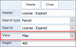 Display a Saved Search as a Map
